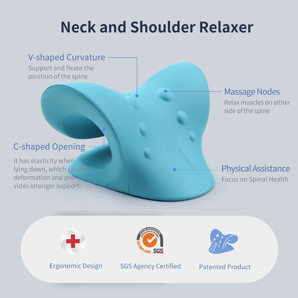 Neck Stretcher for Neck Pain Relief, Neck and Shoulder Relaxer, Cervic ...
